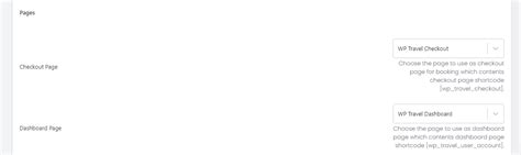 Checkout Page Wp Travel Dashboard Page Thank You Page Setup Wp Travel