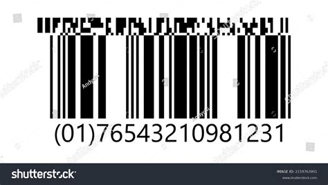 Linear Stacked Barcode Sample Linear Vector Stock Vector Royalty Free 2159763901 Shutterstock