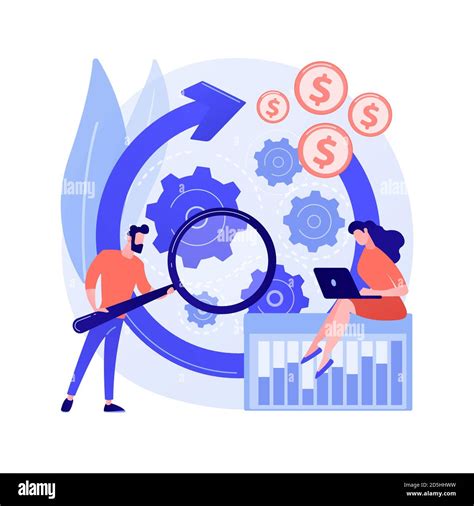 Workflow Process Abstract Concept Vector Illustration Stock Vector