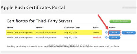 Renew Apple MDM Push Certificate In Intune Prajwal Desai