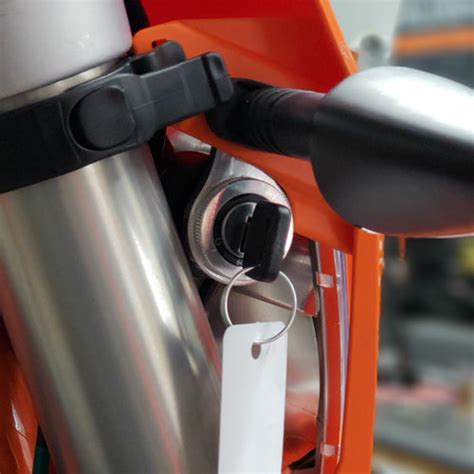 Ktm Exc F Key Switch Relocating Bracket — Black Motominded