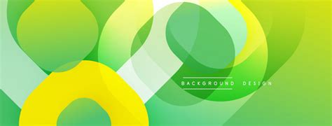 Abstract Composition Featuring Overlapping Vector Image