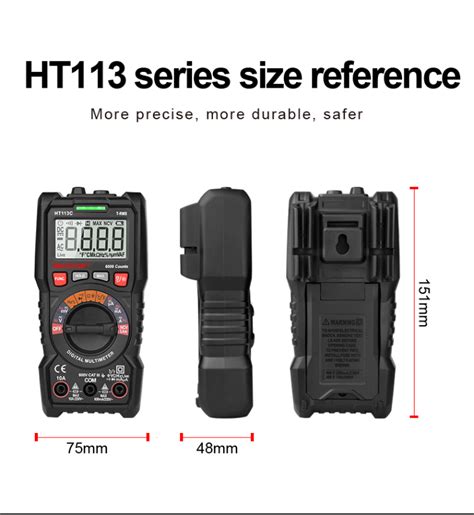 Buy Wholesale China 2000 Counts Digital Multimeter Dc Current Battery Tester Portable Voltmeter