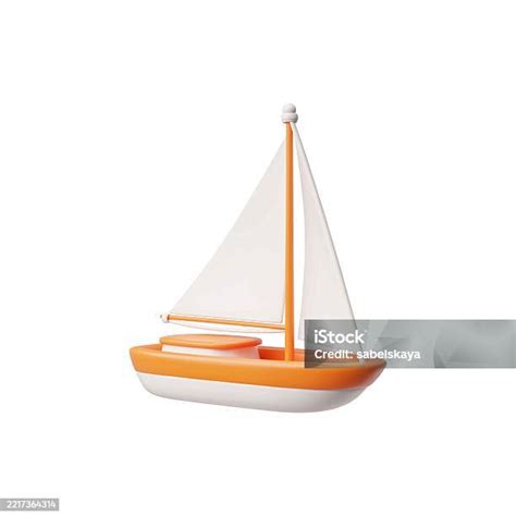 항해하는 배의 3d 벡터 일러스트 레이 션 고립 된 아이콘입니다 3차원 형태에 대한 스톡 벡터 아트 및 기타 이미지 3차원 형태 개념 공란 Istock