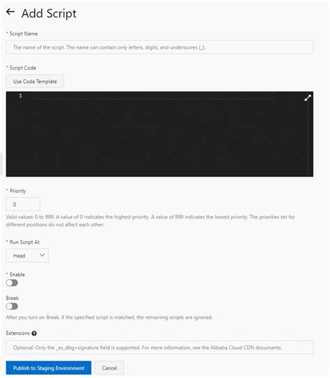 Use The Console To Configure Scripts Cdn Alibaba Cloud Use The Console To Configure Scripts Cdn Alibaba Cloud
