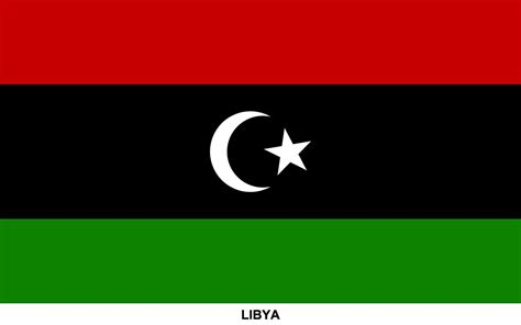 Flag Of Libya Libya National Flag 46263682 Vector Art At Vecteezy