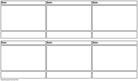 Blank Film Storyboard Mall Storyboard Por Sv Examples