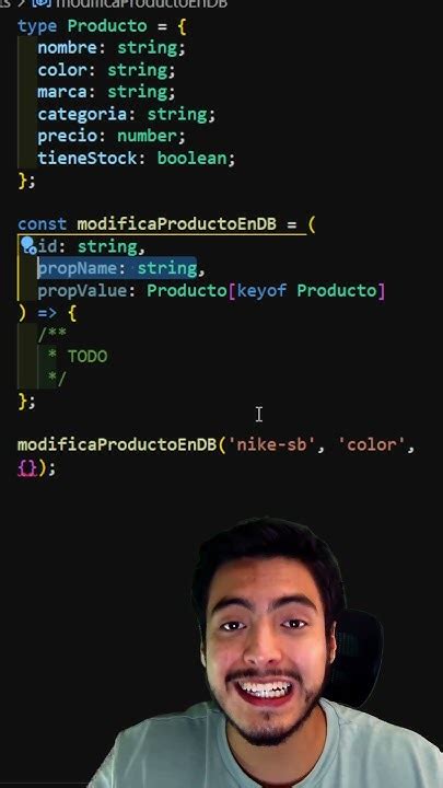 keyof en typescript typescript programacion codigo youtube