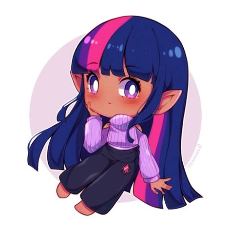 Twilight Sparkle Chibi By Niinakho On Deviantart