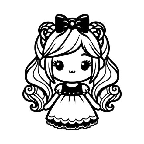 A Doll Vector Art Illustration Premium Ai Generated Vector
