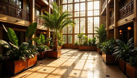 Free Sunlit Vintage Atrium Image Atrium Vintage Sunlit Download