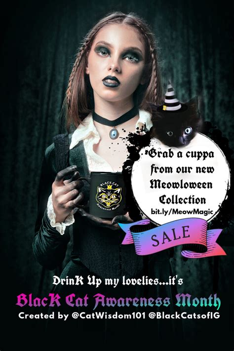 Cat Wisdom 101 New Meowloween Black Cat Collection Sale On Magical Mugs
