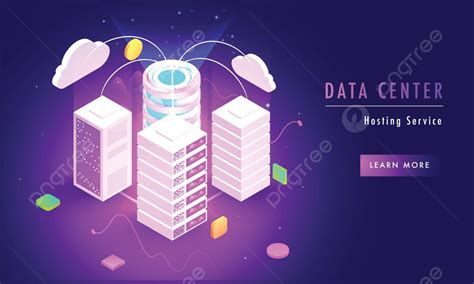 Concept Of Hosting Services In Data Center With Interconnected ...