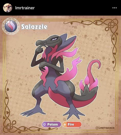 Mega Salazzle Dragon Type Pokemon Mew And Mewtwo Pokemon Breeds