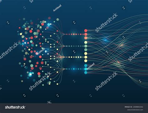 Data Set Analysis Visualization Abstract Business Stock Vector Royalty Free 2409901541