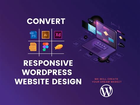 PSD XD Figma To WordPress Website With Responsive Upwork