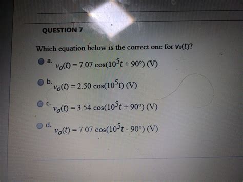 Solved Consider The Network Shown Below Assurne V T 45°