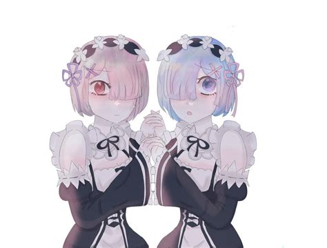 Rem And Ram By Sigachad On Deviantart