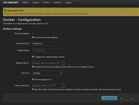 Help Me Set Up Docker Installing And Using Openwrt Openwrt Forum
