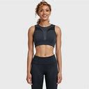 Sports Crop With Mesh Back Black Freddy Usa