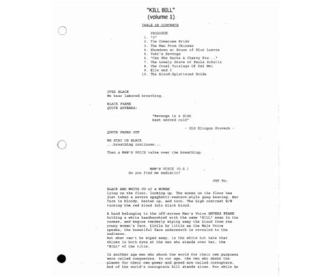 The Script Lab An Assassin Is Shot By Her Ruthless