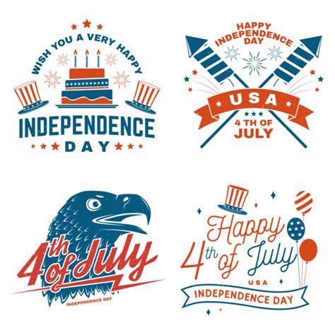 4th Of July Logo Illustrations Royalty Free Vector Graphics And Clip Art