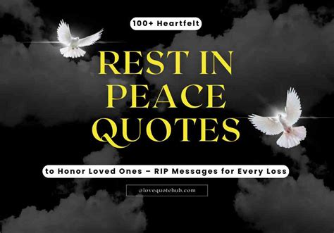 100 Heartfelt Rest In Peace Quotes To Honor Loved Ones Rip Messages