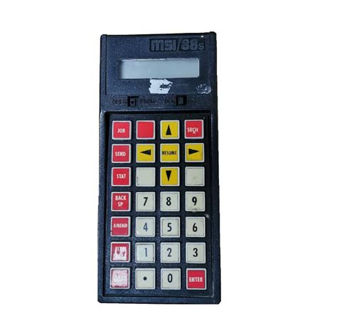 Msi 88 S Data Code Controller Electro Props Hire