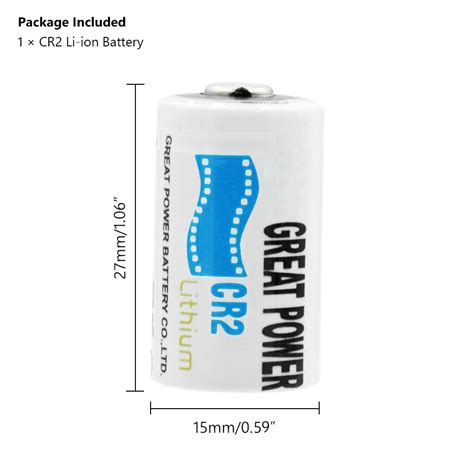Ycdc 750mah Cr2 Battery 3v Lithium Dlcr2 5046lc Ba Vicedeal