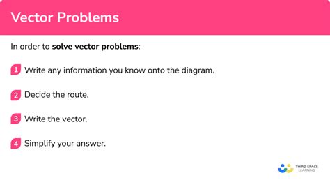 Vector Problems Gcse Maths Steps Examples And Worksheet