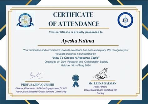 Ayesha Fatima On Linkedin I Wanted To Share That I Recently Attended A Seminar On How To Choose A