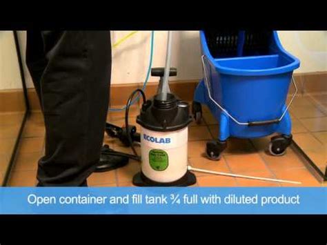 Sanitizing Wash N Walk Drain Video Pump Up Foamer Youtube