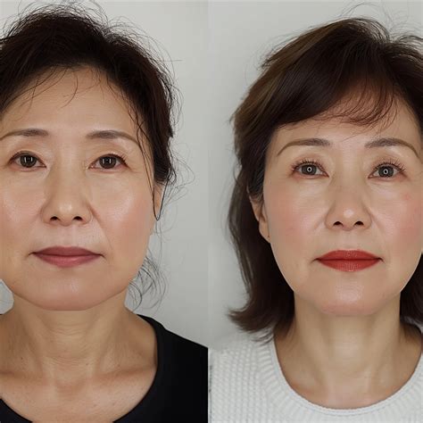 비포 And 애프터 이미지 턱 쳐짐 Ai 디자인 포트폴리오 크몽