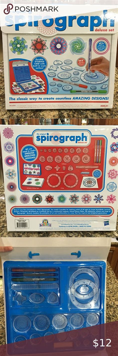 Hasbro Original Spirograph Deluxe Kit🌹 Original Spirograph Spirograph The Originals Hasbro Original Spirograph Deluxe Kit🌹 Original Spirograph Spirograph The Originals