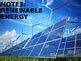 Environmental Science Lecture Notes Renewable Energy By Science Land