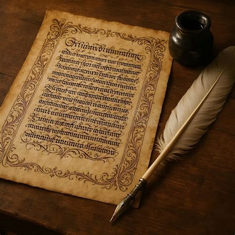 Scripture On Old Paper Stock Illustration Illustration Of Paper