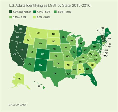 Where Do Lgbt People In The Us Live Sociological Images