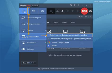 How To Record A Specific Window Bandicam