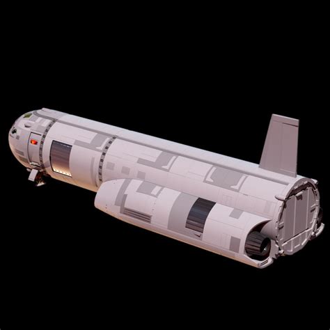 3d Printable 28mm Official Traveller 40 Ton Slow Pinnace By 2nd Dynasty