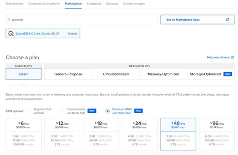 Deploying To Digital Ocean Questdb
