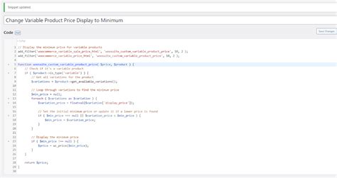 How To Change The Variable Product Price Display In WooCommerce Guide AovUp Formerly