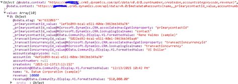 Querying Data In Microsoft Dynamics Crm 2016 Using Web Api Microsoft
