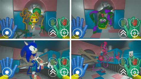 Poppy Playtime Chapter 2 Mobile - All FNAF Bosses Ginder Ending & Jumpscare (Sonic, Lady Luck ...