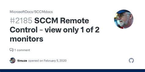 sccm remote control view only 1 of 2 monitors · issue 2185