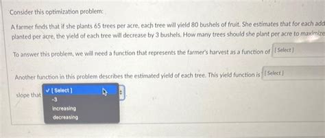solved consider this optimization problem a farmer finds