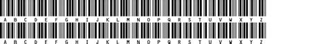 Free Bar Code Dingbats Urban Fonts