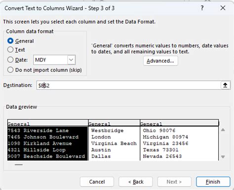 How To Separate Addresses In Excel