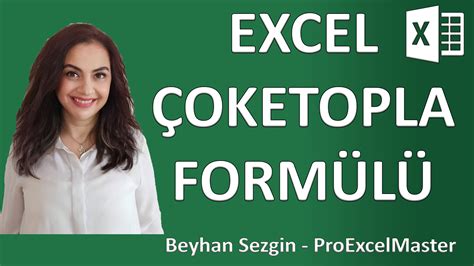 Microsoft Excel Toplama Formülleri Proexcelmaster