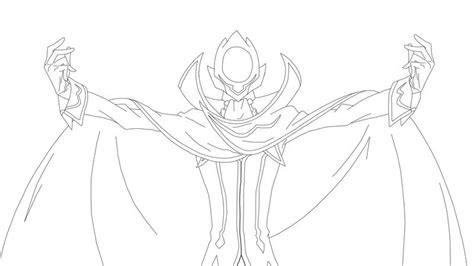 Zero Code Geass Lineart By Zuldzin On Deviantart