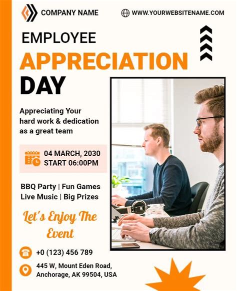 Appreciation Flyer Templates For Volunteers Teachers And Staff